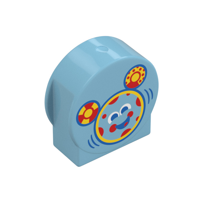 Duplo Brick 1 x 3 x 2 with Round Top with Toodles with Cutout Sides ...