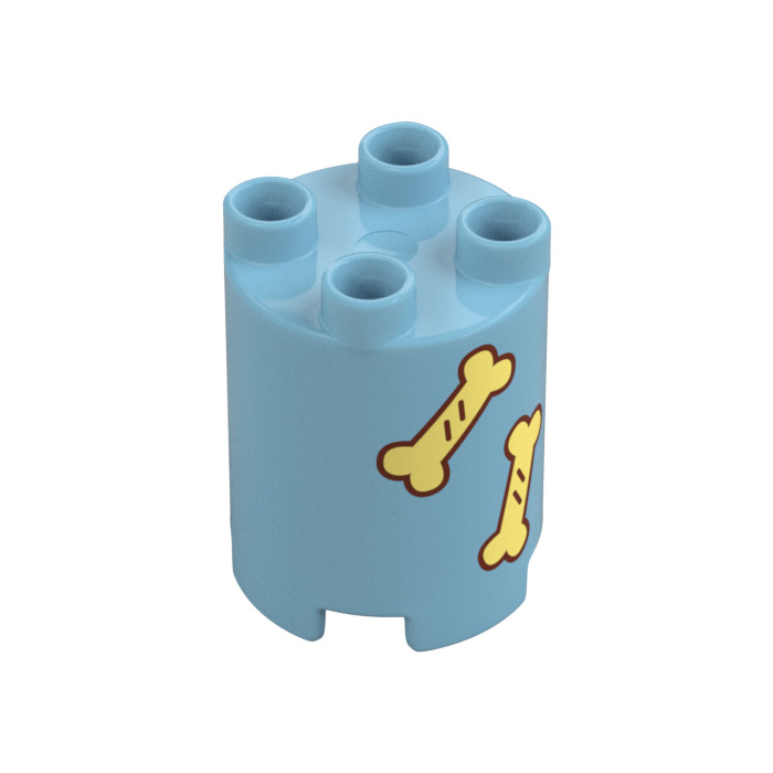 Duplo Round Brick 2 x 2 x 2 with Dog Bones (98225) | Brick Owl - LEGO ...