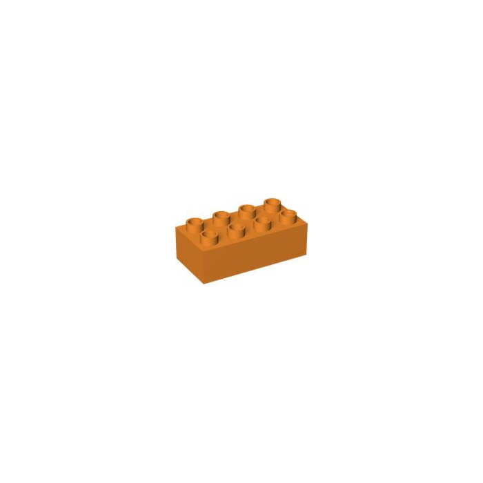 Duplo Orange Brick 2 x 4 (3011 / 31459) | Brick Owl - LEGO Marketplace