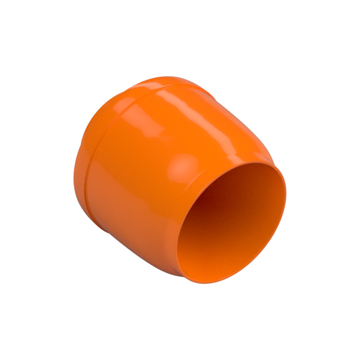 Duplo Orange Container 6 x 6 x 4 1/2 with Rotation Pin (2392) | Brick Owl