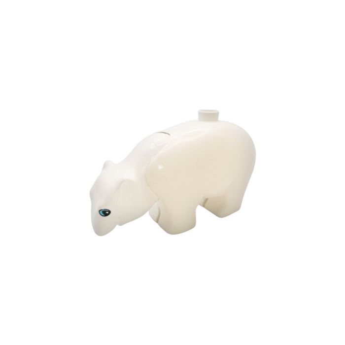 Duplo Polar Bear with round blue eyes | Brick Owl - LEGO Marketplace