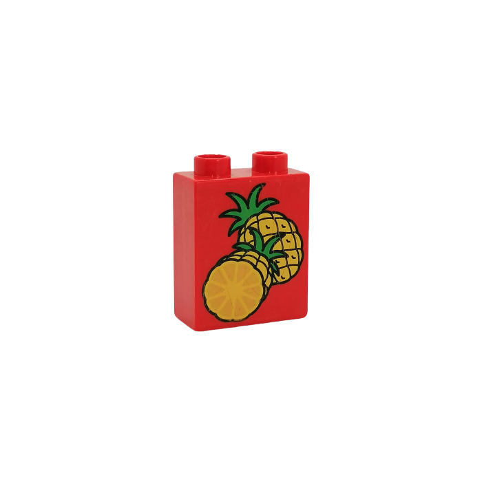 Duplo Brick 1 x 2 x 2 with Pineapple (4066 / 82792) | Brick Owl - LEGO ...