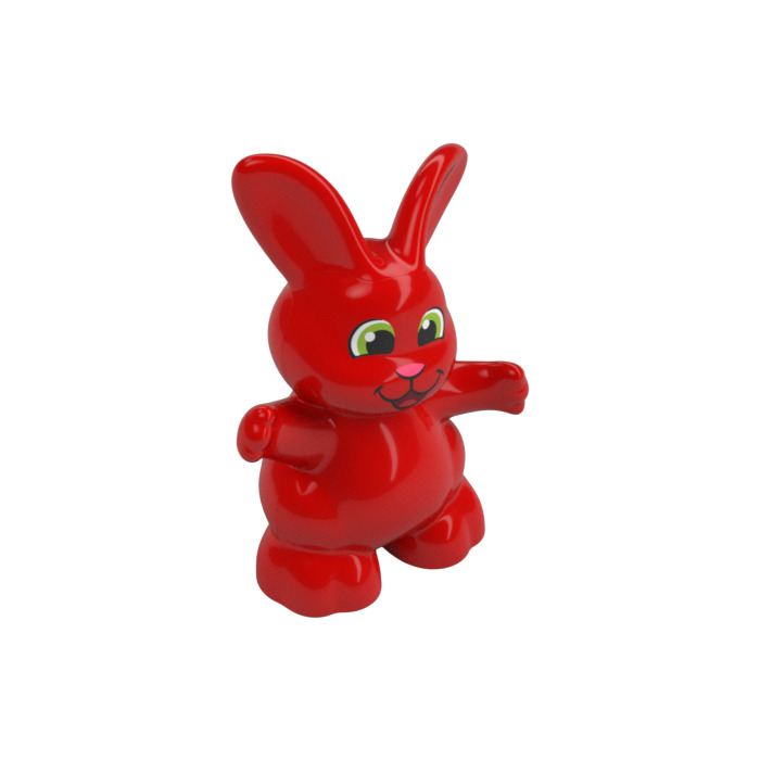Duplo Red Rabbit with Arms Wide (113563) | Brick Owl - LEGO Marketplace