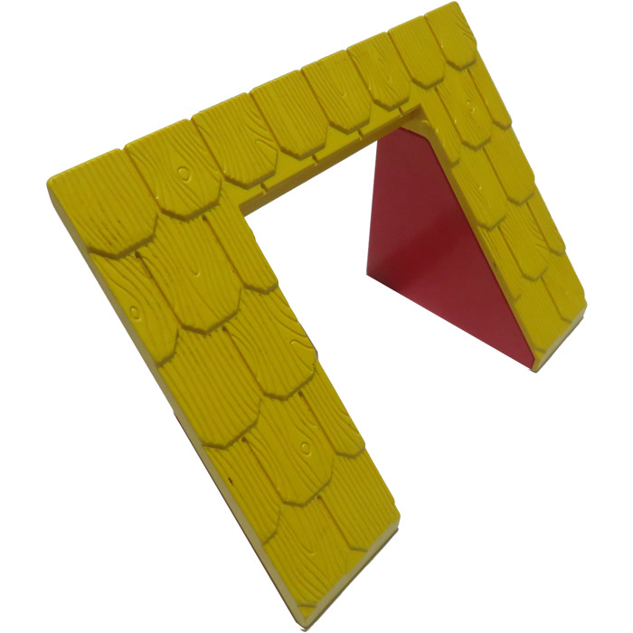 Duplo Red Roof 8 x 4 x 4 with Yellow Shingles and Loft Opening (4812 ...