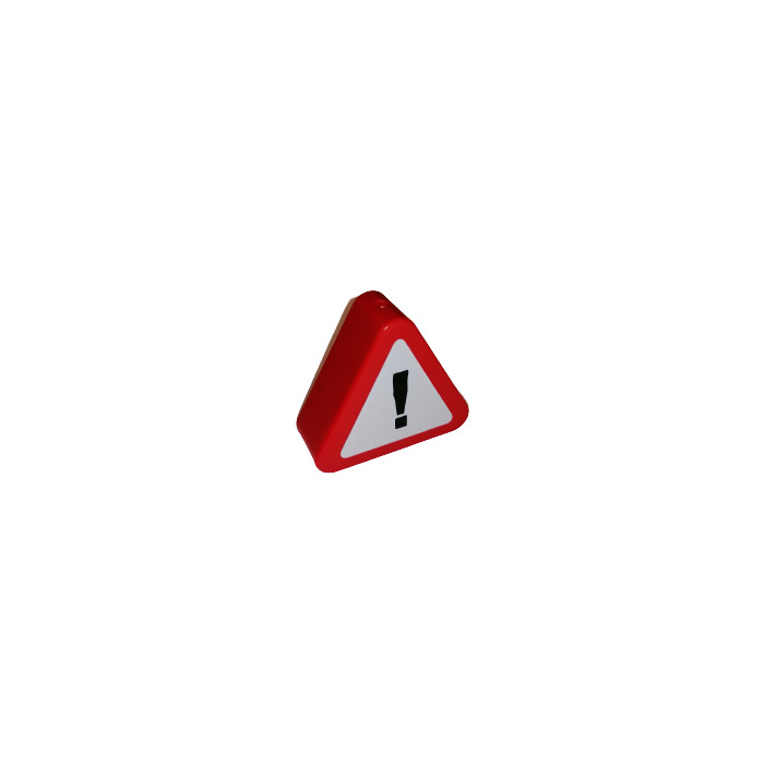 Дупло червен Sign Триъгълник с Exclamation Mark (42025) | Brick Owl ...