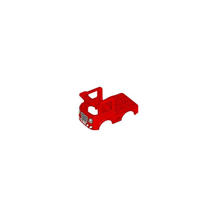 Duplo Red Truck Chassis 4 x 8 x 3.5 (81369) | Brick Owl - LEGO Marketplace
