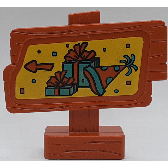 Duplo Road Sign with Party (31283 / 84323) | Brick Owl