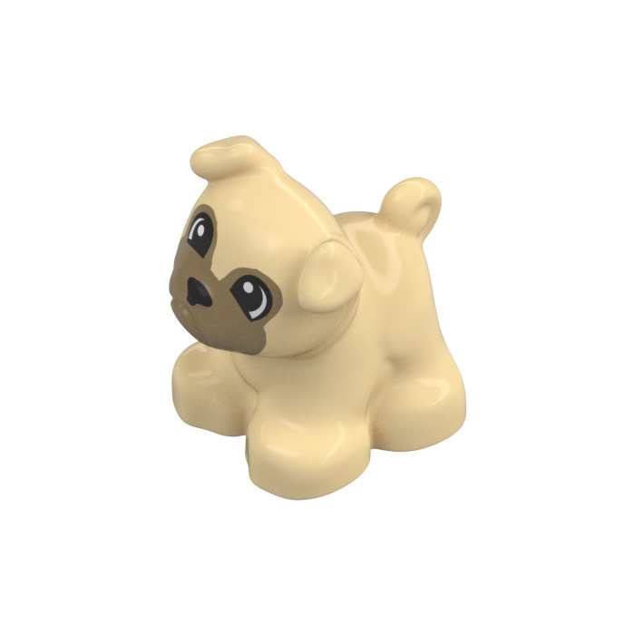 Duplo Dog - Pug with Dark Tan Face (24111 / 65948) | Brick Owl - LEGO ...