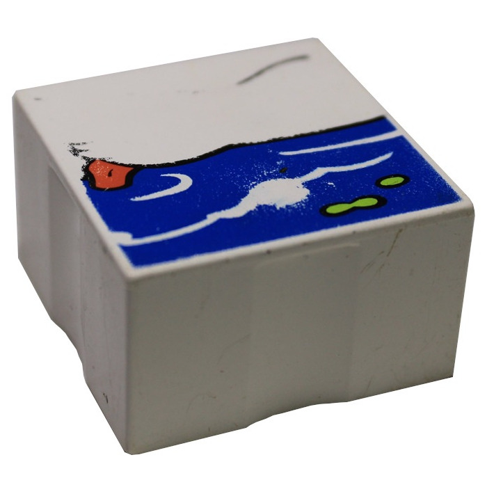 Duplo Tile 2 x 2 x 1 with Duck Mosaic Print 05 (2756) | Brick Owl ...