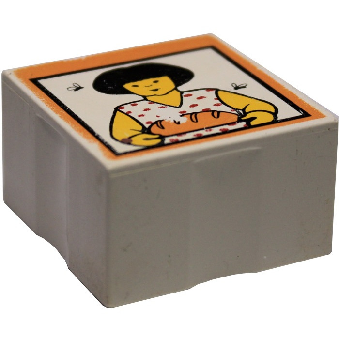 Duplo Tile 2 x 2 x 1 with Farmhouse Mosaic Print 09 (2756) | Brick Owl ...