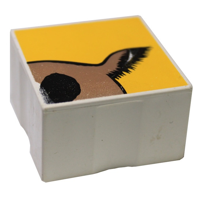 Duplo Tile 2 x 2 x 1 with Goat Mosaic Print 03 (2756) | Brick Owl ...