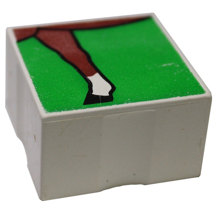 Duplo Tile 2 x 2 x 1 with Horse Mosaic Print 05 (2756) | Brick Owl ...