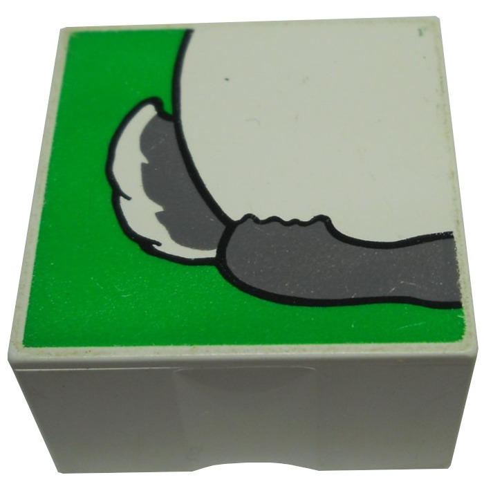 Duplo Tile 2 x 2 x 1 with Rabbit Mosaic Print 16 (2756) | Brick Owl ...