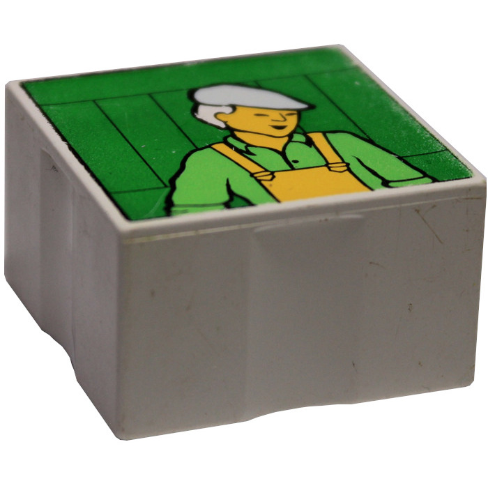 Duplo Tile 2 x 2 x 1 with Stable Mosaic Print 10 (2756) | Brick Owl ...