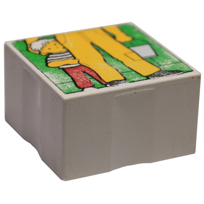 Duplo Tile 2 x 2 x 1 with Stable Mosaic Print 16 (2756) | Brick Owl ...