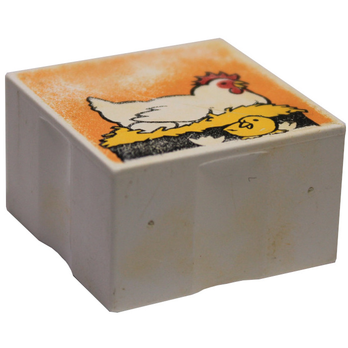 Duplo Tile 2 x 2 x 1 with Stable Mosaic Print 17 (2756) | Brick Owl ...