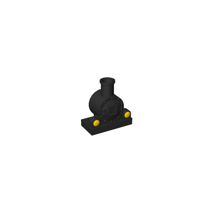 Duplo Train Steam Engine Front with Yellow Lights Pattern (13531 / ...