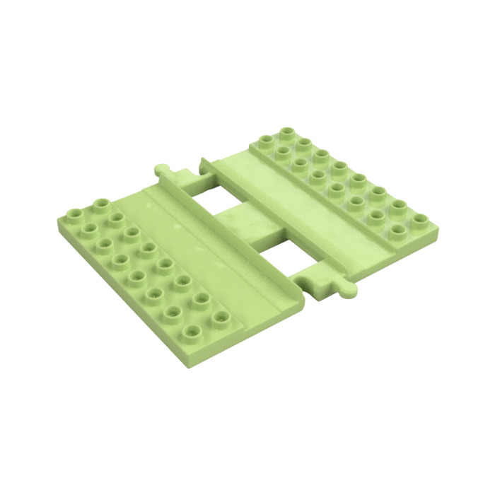Duplo Train Track Crossing with 2 x 8 Plates (5370) | Brick Owl - LEGO ...