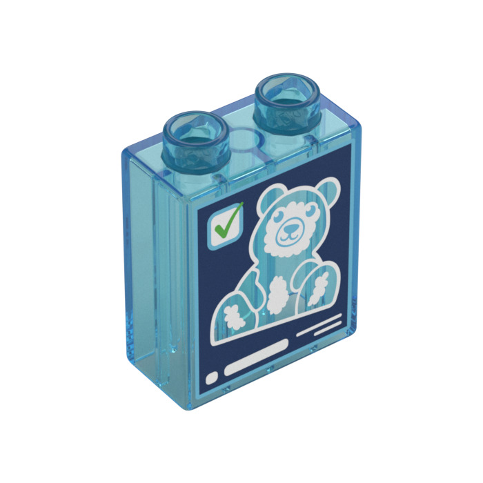 Duplo Brick 1 x 2 x 2 with Teddy Bear X-Ray (4066) | Brick Owl - LEGO ...