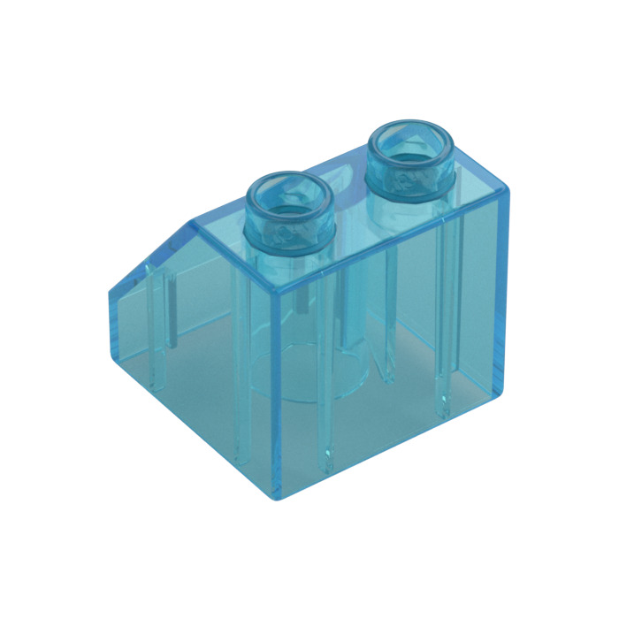 Duplo Transparent Light Blue Slope 2 x 2 x 1.5 (45°) (6474 / 67199 ...