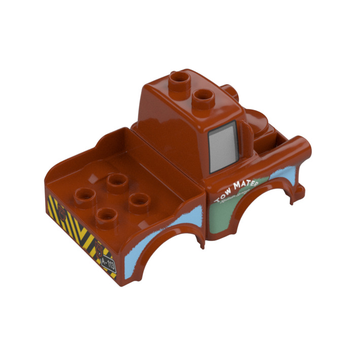 Duplo Truck Body with Mater Front Teeth (101604) | Brick Owl - LEGO ...