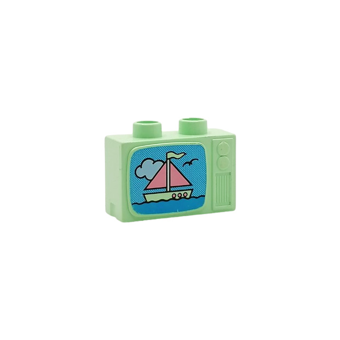 Duplo TV with Boat scene (4916 / 81953) | Brick Owl