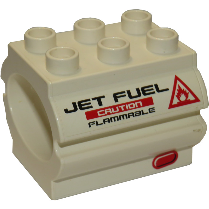 Duplo Watertank with 'JET FUEL', 'CAUTION', 'FLAMMABLE' and flame ...