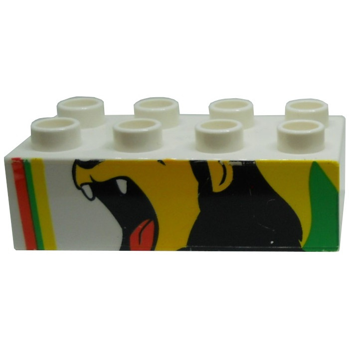 Duplo Brick 2 x 4 with Zoo Time Mosaic Section (3011) | Brick Owl ...