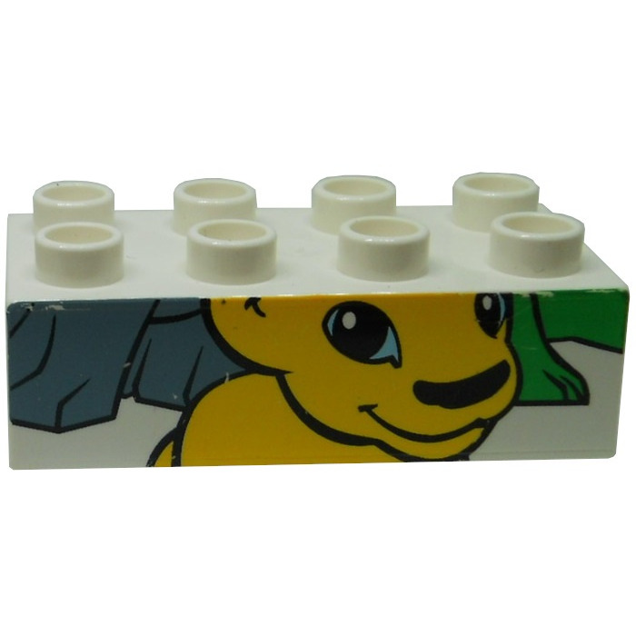 Duplo Brick 2 x 4 with Zoo Time Mosaic Section (3011) | Brick Owl ...