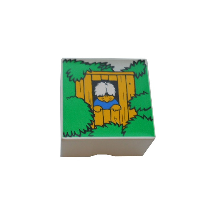 Duplo Tile 2 x 2 x 1 with Park Mosaic Print 02 (2756) | Brick Owl ...