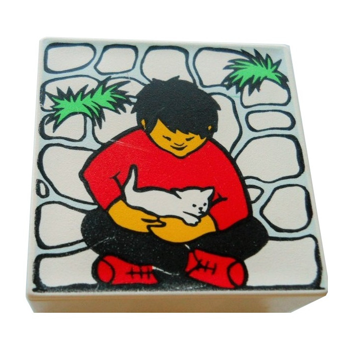 Duplo Tile 2 x 2 x 1 with Park Mosaic Print 17 (2756) | Brick Owl ...