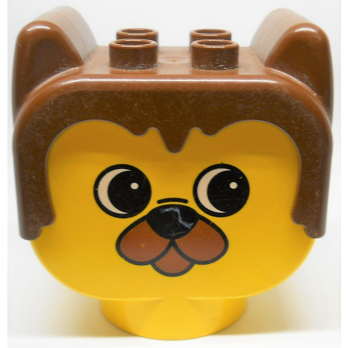 Duplo Yellow Bear Head with Line Above Nose | Brick Owl - LEGO Marketplace