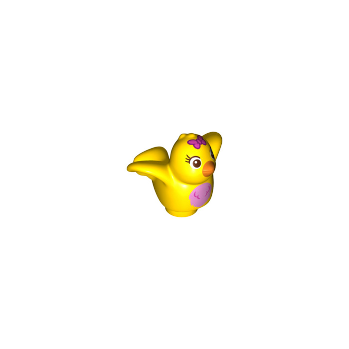 Duplo Bird with Pink Bow and Feathers (33364 / 46565) | Brick Owl ...