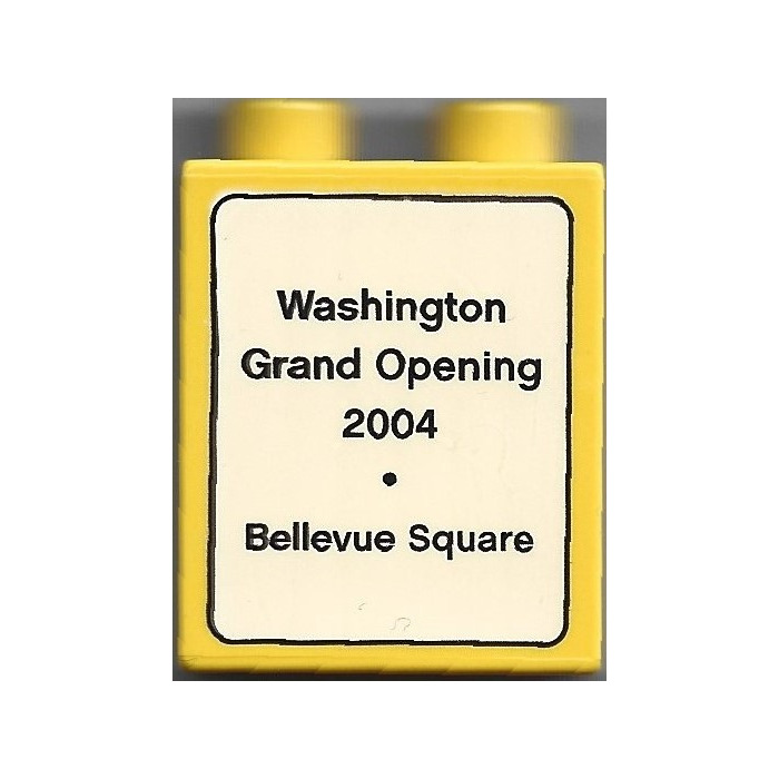 Duplo Brick 1 x 2 x 2 with The Lego Store Washington, Bellevue Square ...