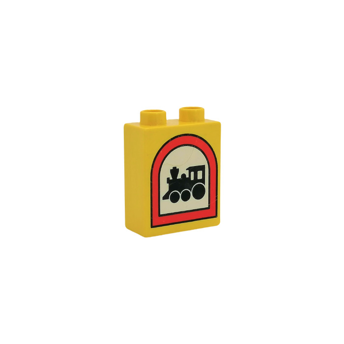 Duplo Brick 1 x 2 x 2 with Train in Red Arch (4066 / 82550) | Brick Owl ...