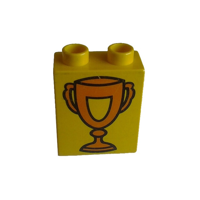 Duplo Brick 1 x 2 x 2 with Trophy (4066) | Brick Owl - LEGO Marketplace