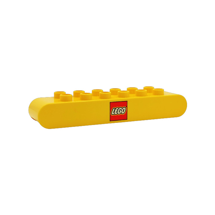Duplo Brick 2 x 8 Rounded Ends with LEGO Logo (31214 / 83552) | Brick ...