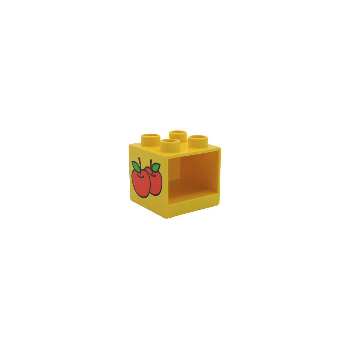 Duplo Drawer Cabinet 2 x 2 x 1.5 with Apples (4890 / 83548) | Brick Owl ...
