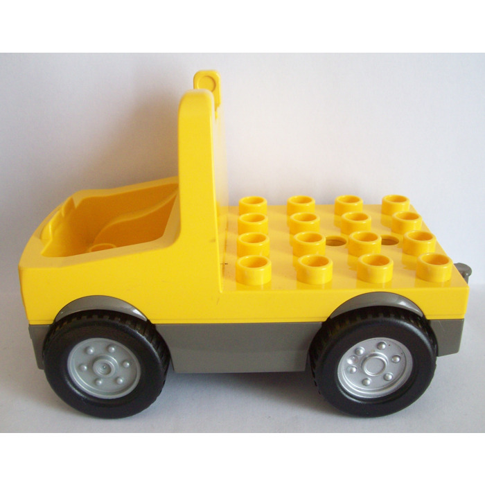 Duplo Yellow Truck with Flatbed and Wide Wheels (75947) | Brick Owl ...
