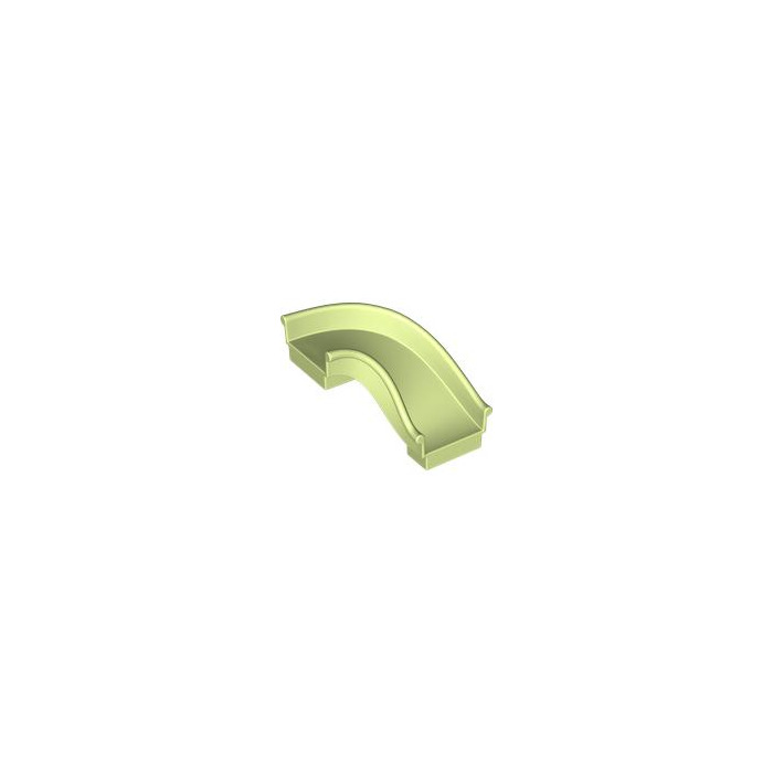 Duplo Yellowish Green Slide 4 x 4 x 3 Curved Right (35088) | Brick Owl