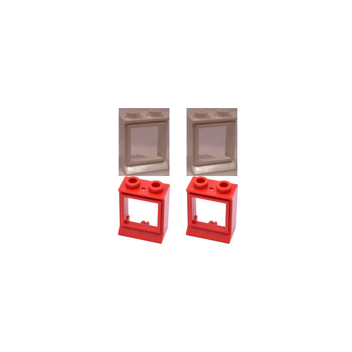 LEGO 1 x 2 x 2 Window in Frame Set 214.6 | Brick Owl - LEGO Marketplace