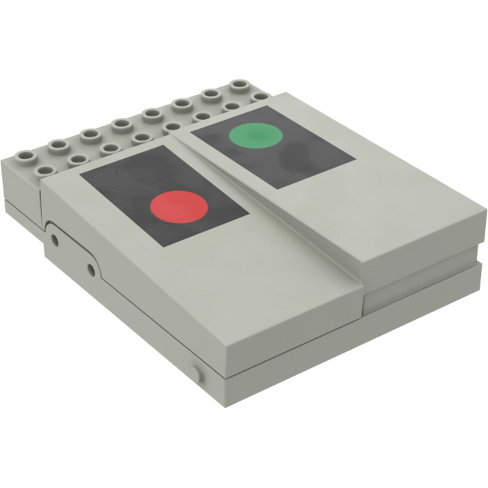 LEGO 12V Train Remote Control 8 x 10 with Signal Pattern | Brick Owl