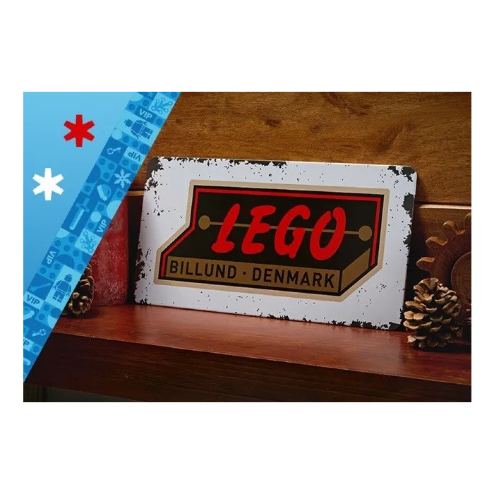 LEGO 1950's Retro Tin Sign (5007016) | Brick Owl - LEGO Marketplace