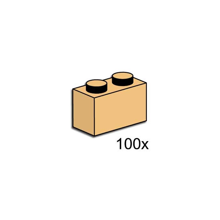 LEGO 1x2 Tan Bricks Set 3727 Inventory | Brick Owl - LEGO Marketplace