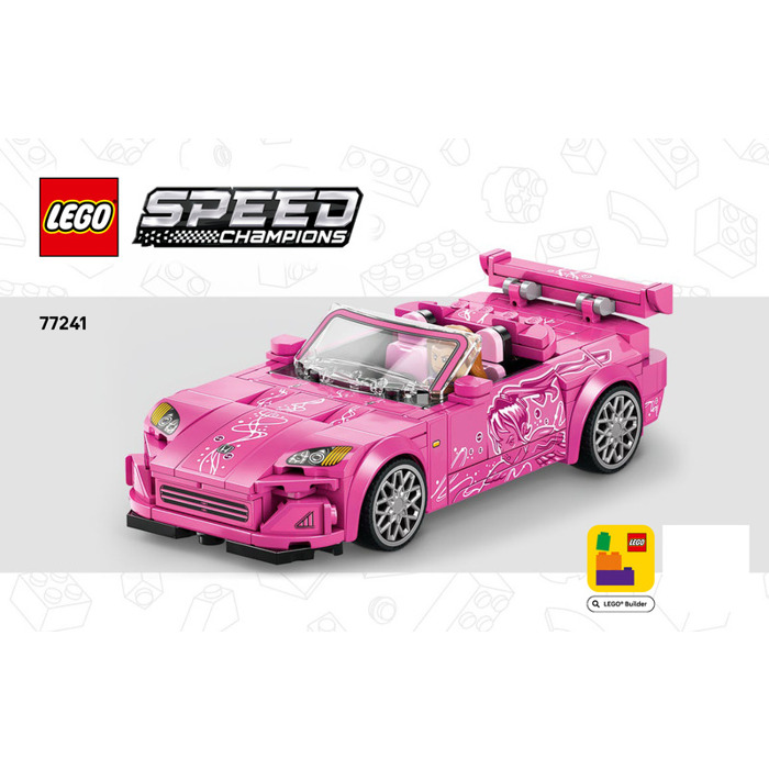 LEGO 2 Fast 2 Furious Honda S2000 Set 77241 Instructions | Brick Owl ...