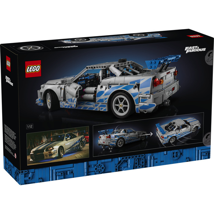 LEGO 2 Fast 2 Furious Nissan Skyline GT-R (R34) Car Set 42210 | Brick ...