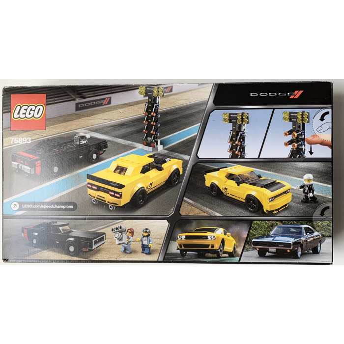 LEGO 2018 Dodge Challenger SRT Demon and 1970 Dodge Charger R/T Set ...