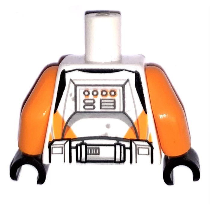 LEGO 212th Clone Trooper with Orange Arms Minifig Torso (973 / 76382 ...
