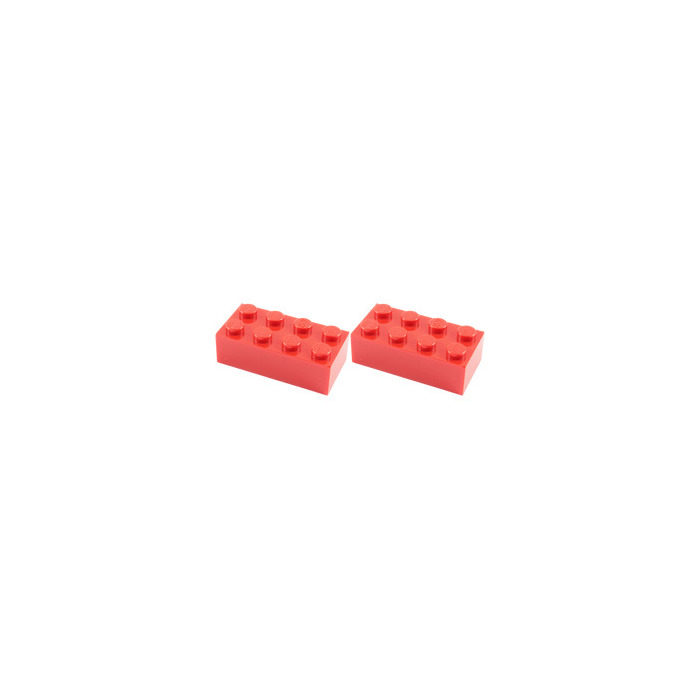 LEGO 2x4 Red Bricks Set 3462 | Brick Owl - LEGO Marketplace