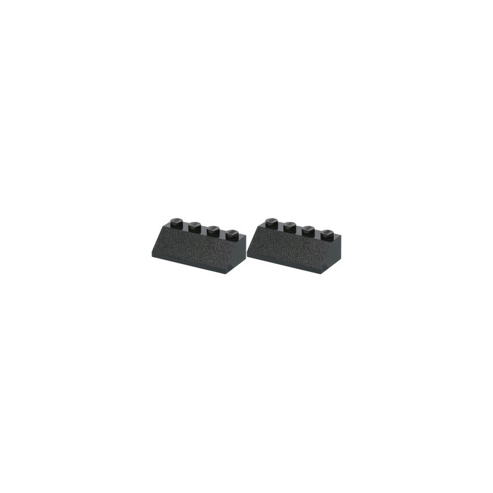 LEGO 2x4 Roof Tiles Steep Sloped Black Set 3497 | Brick Owl - LEGO ...
